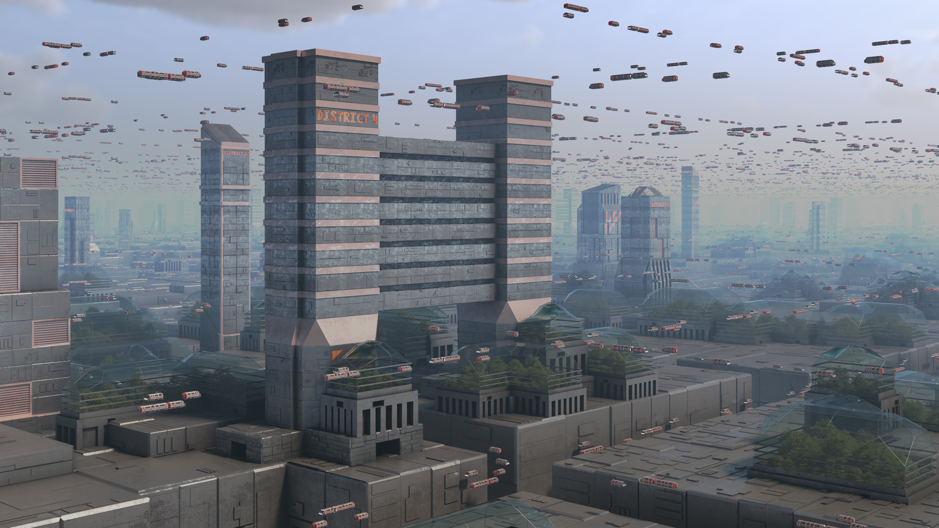 Megacity of Europa at Jupiter - Virtual Reality Tour - Todor Vankov